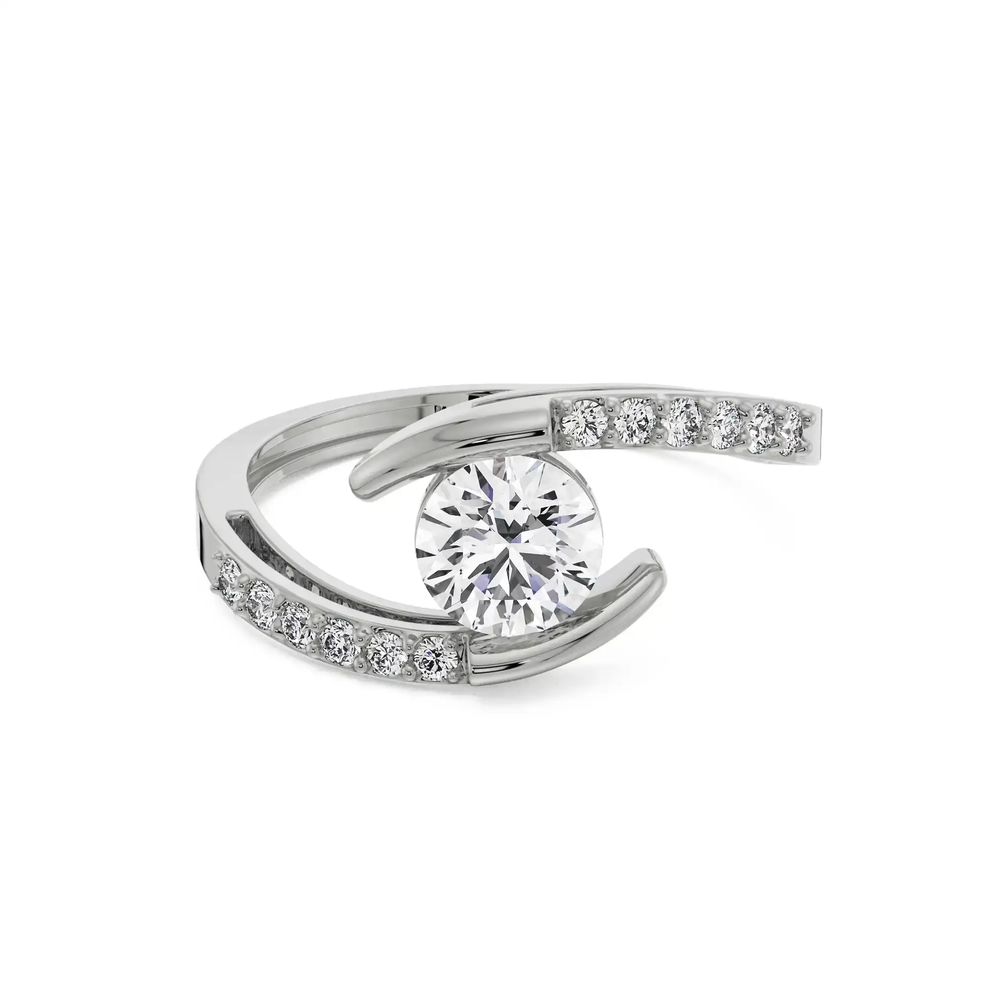 Round Solitaire Diamond Ring | Round Solitaire Diamond Ring · Eternz