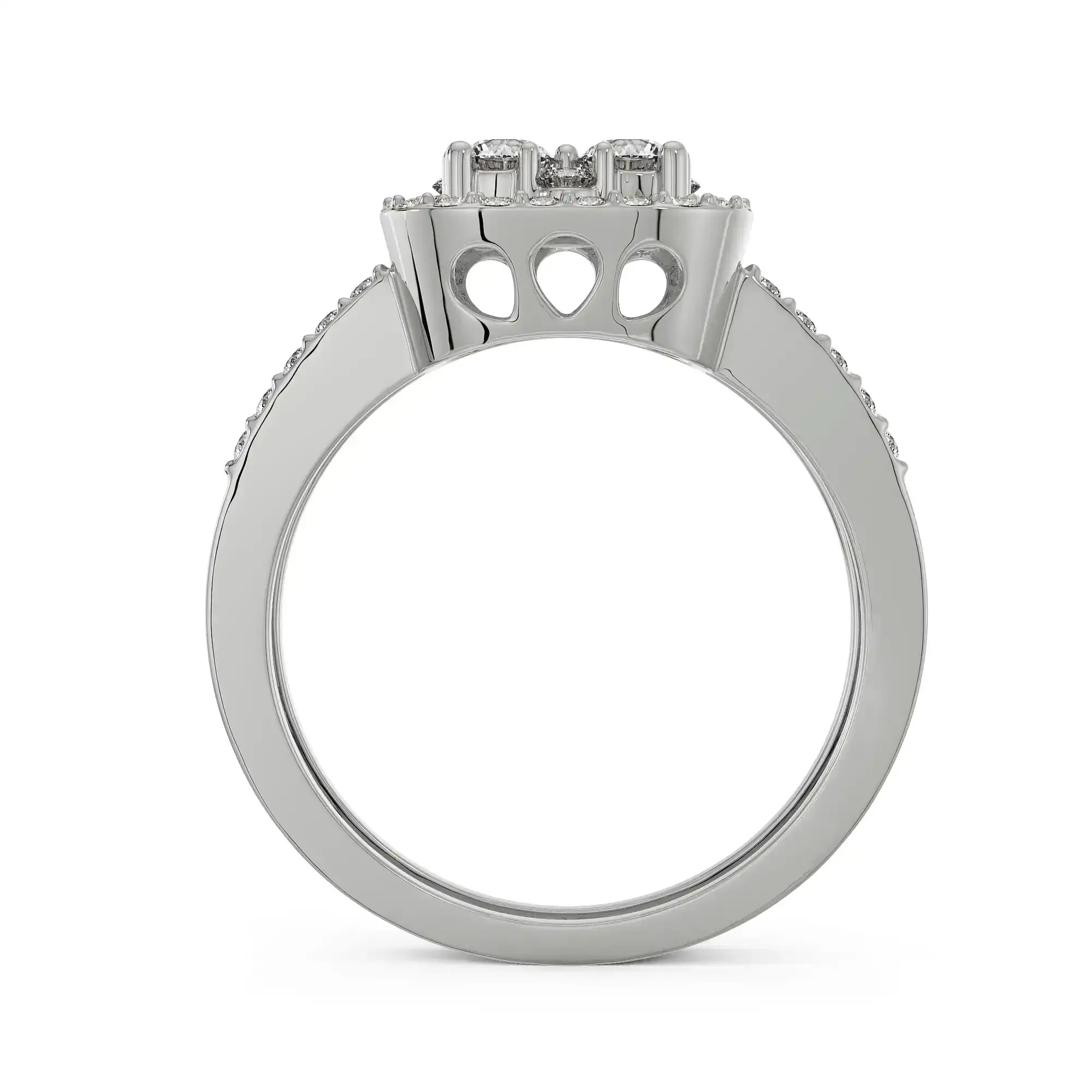 Regal Diamond Halo Ring | Regal Diamond Halo Ring · Eternz