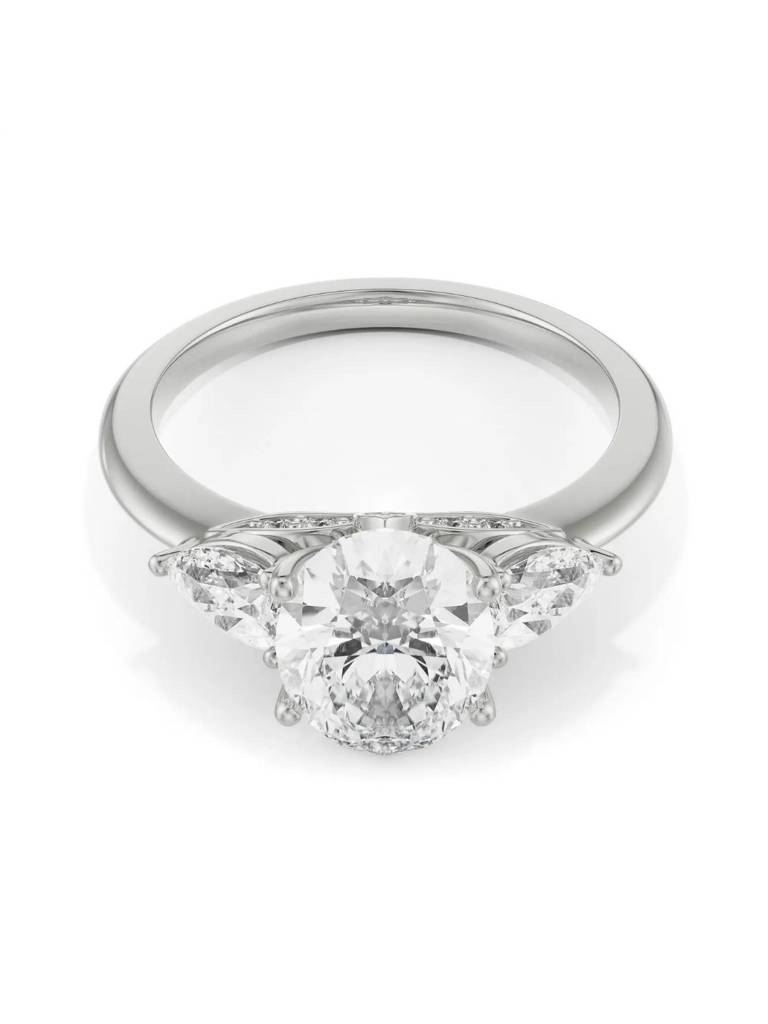 Ethereal Oval Cut Diamond Ring | Ethereal Oval Cut Diamond Ring · Eternz