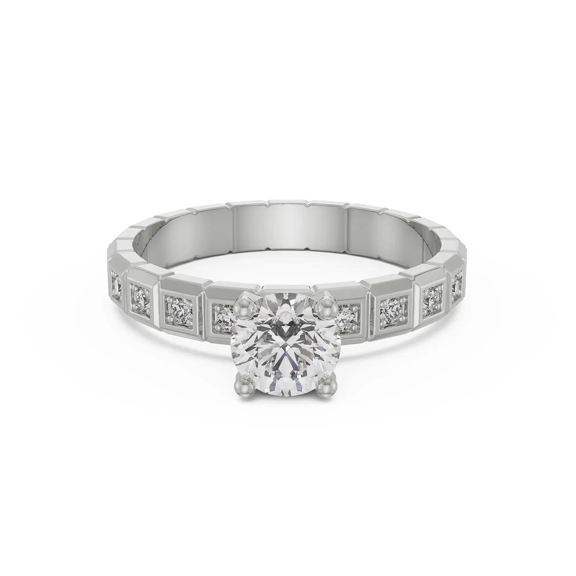 Icy Pave Diamond Ring | Icy Pave Diamond Ring · Eternz