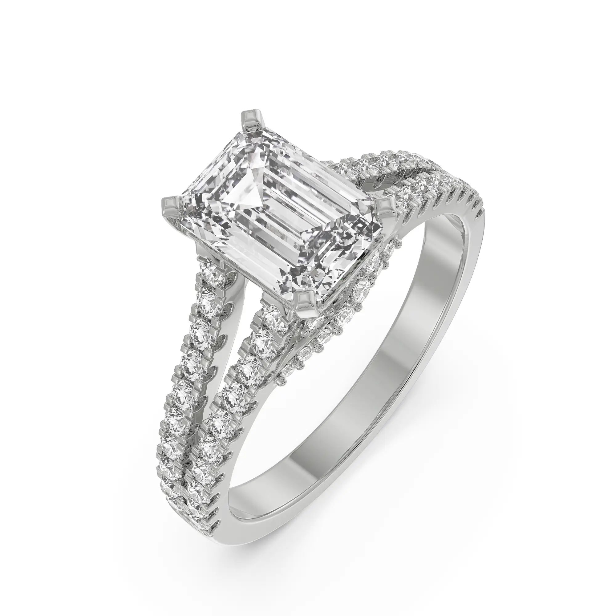 Timeless Emerald Engagement Ring | Timeless Emerald Engagement Ring ...