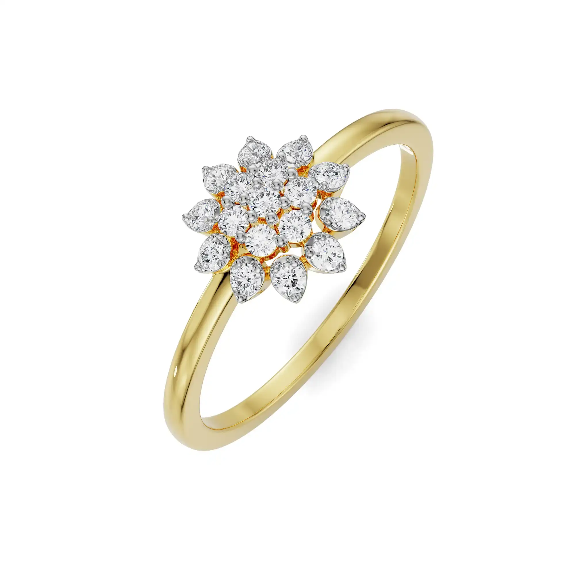 Floral Blooming Diamond Ring | Floral Blooming Diamond Ring · Eternz