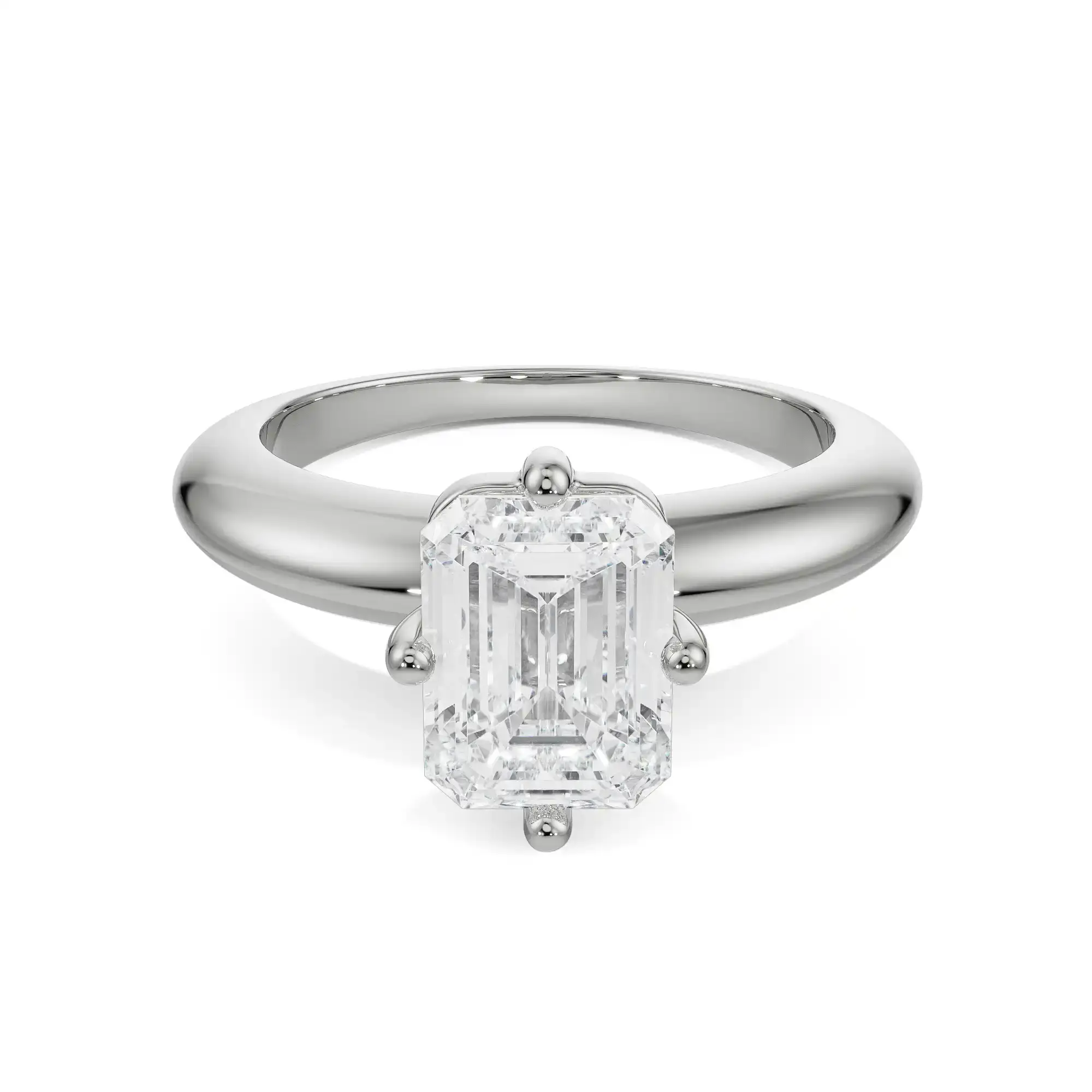 Regular Emerald Diamond Ring | Regular Emerald Diamond Ring · Eternz