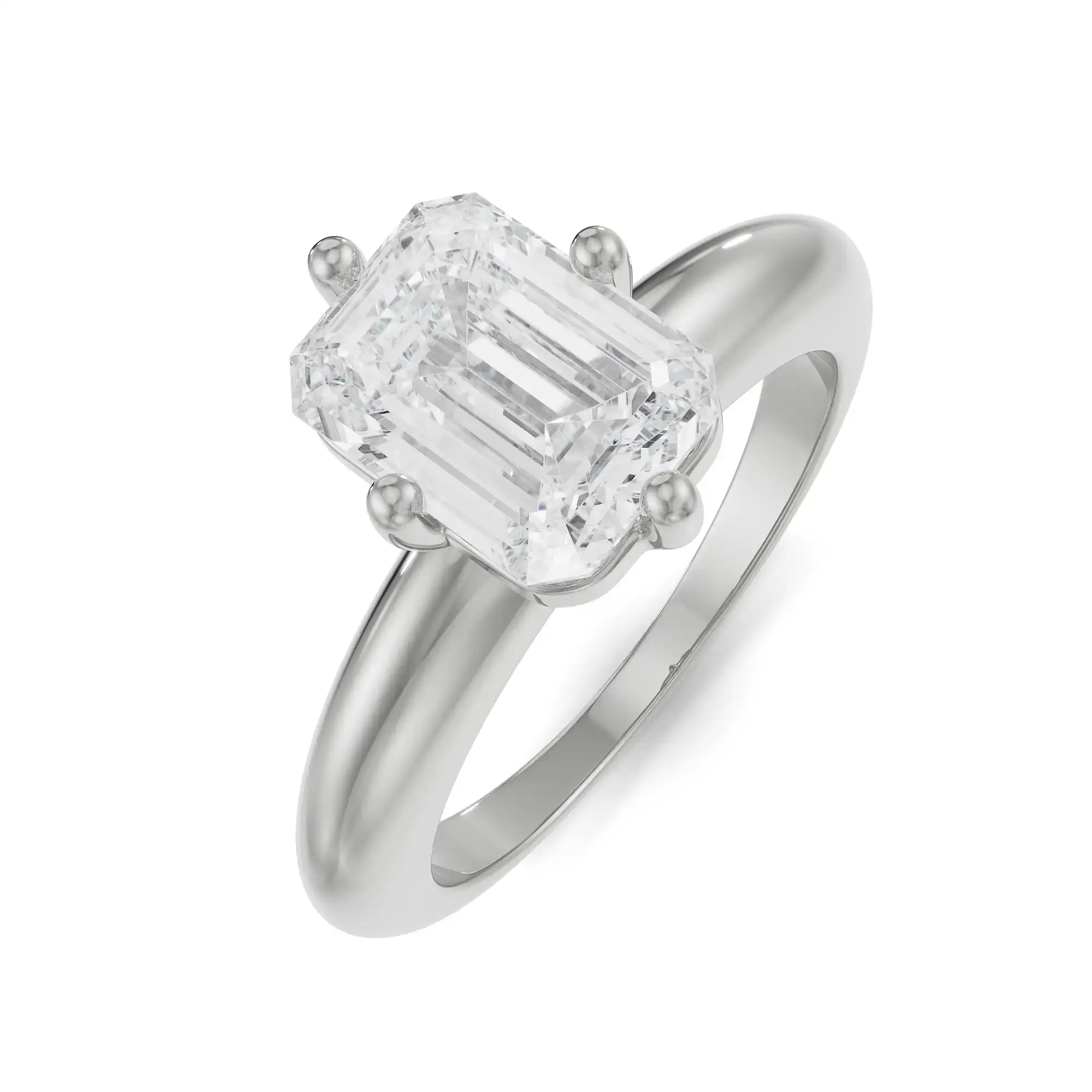 Regular Emerald Diamond Ring | Regular Emerald Diamond Ring · Eternz