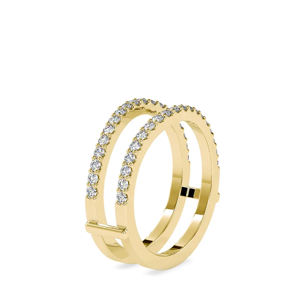 Parallel Bands Diamond Ring | Parallel Bands Diamond Ring · Eternz