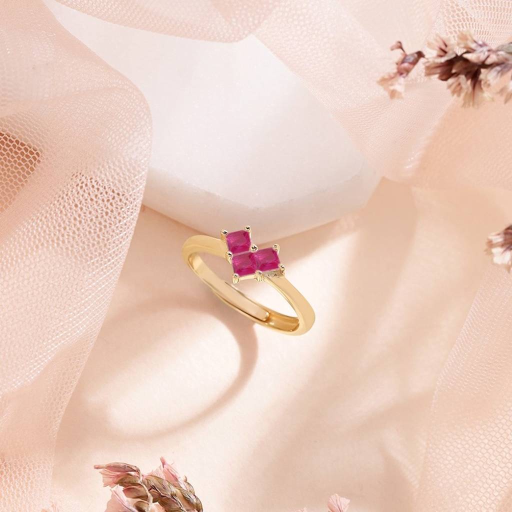 Heart Cz Gold Plated 925 Sterling Silver Ring | Heart Cz Gold Plated ...