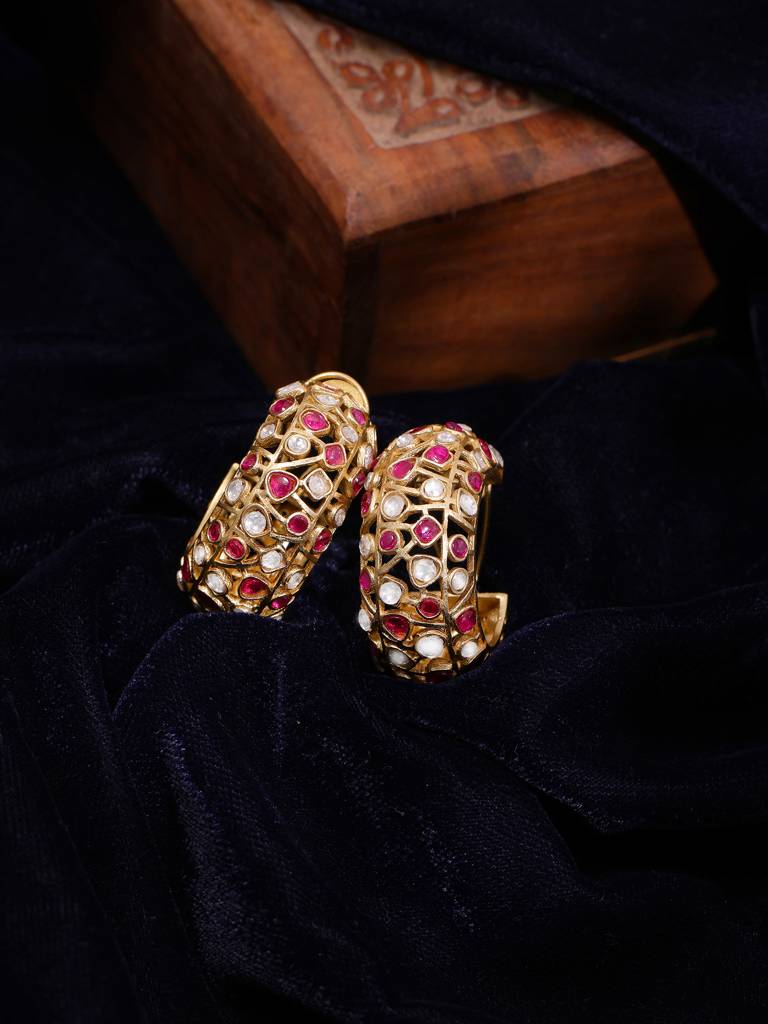 Filigree Round Kundan Loops | Filigree Round Kundan Loops · Eternz