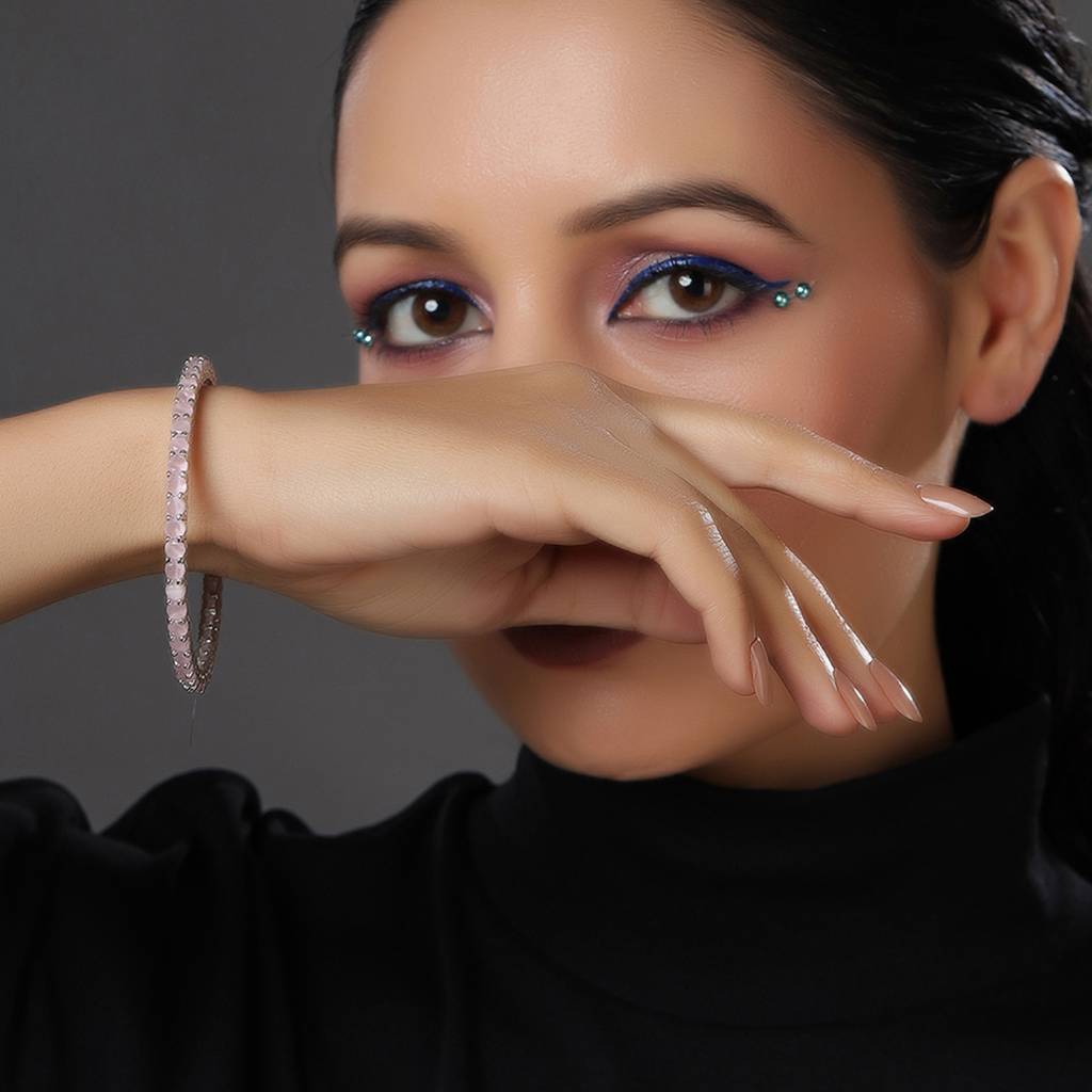 Pink Stone Bangle | Pink Stone Bangle · Eternz