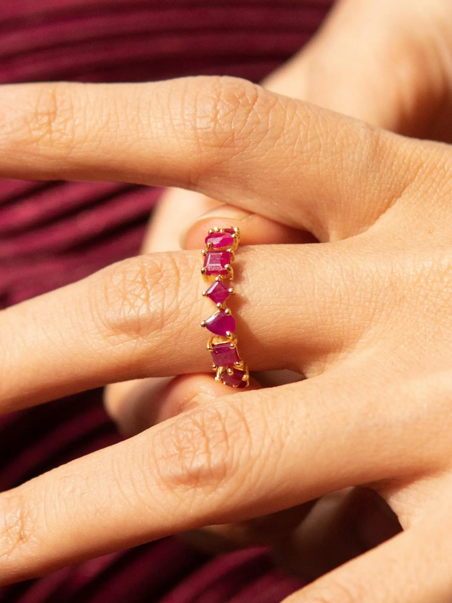 Stac Ruby Shape Ring | Stac Ruby Shape Ring · Eternz
