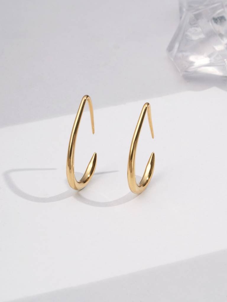 Halo Bend Hoops For Women | Halo Bend Hoops For Women · Eternz