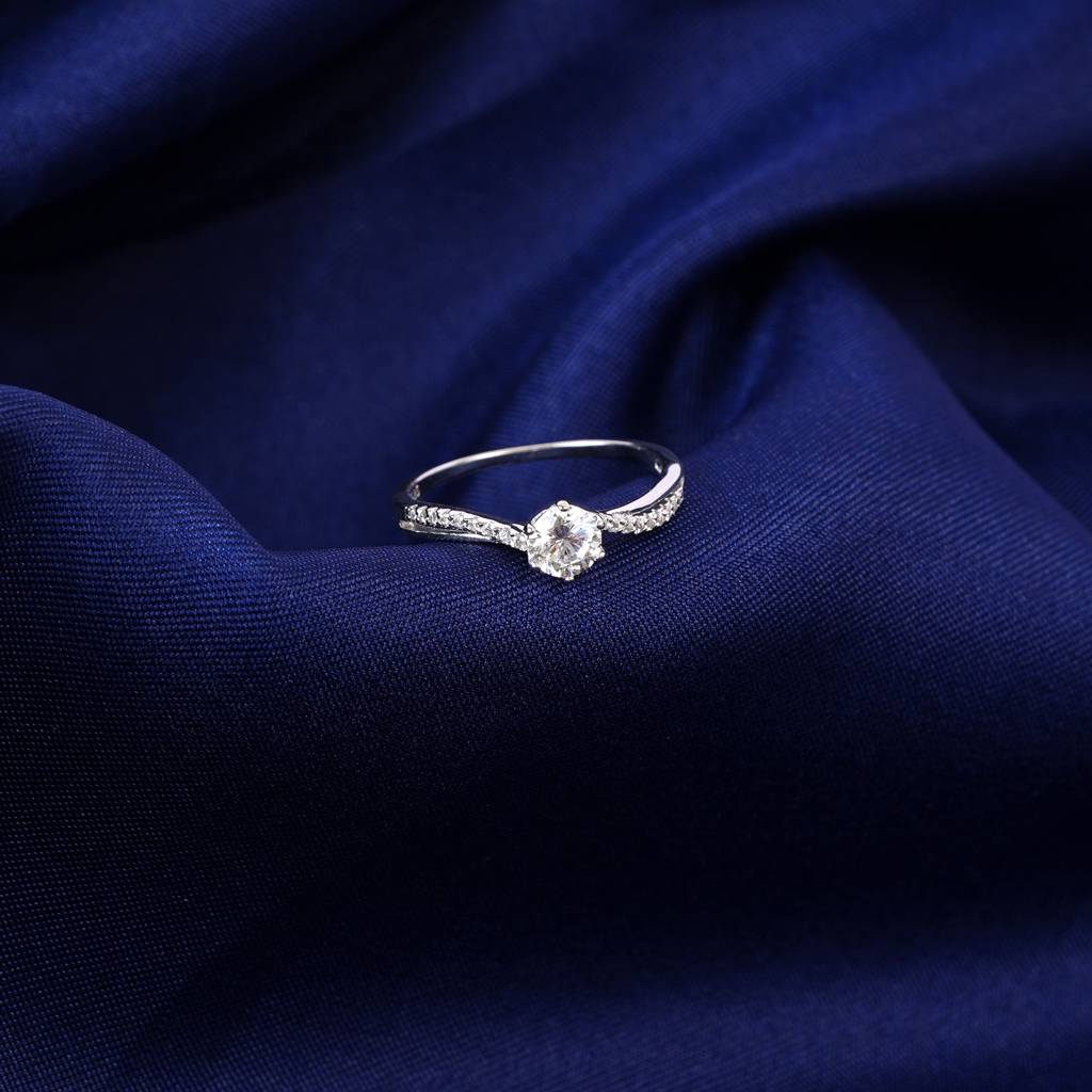 925 Sterling Silver Radiant Round Ring | 925 Sterling Silver Radiant ...