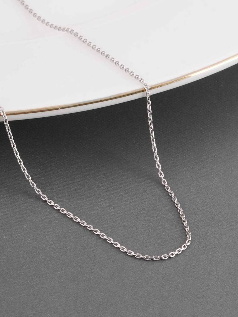 925 Sterling Silver Chain Necklace For Womens | PALMONAS 925 Sterling ...