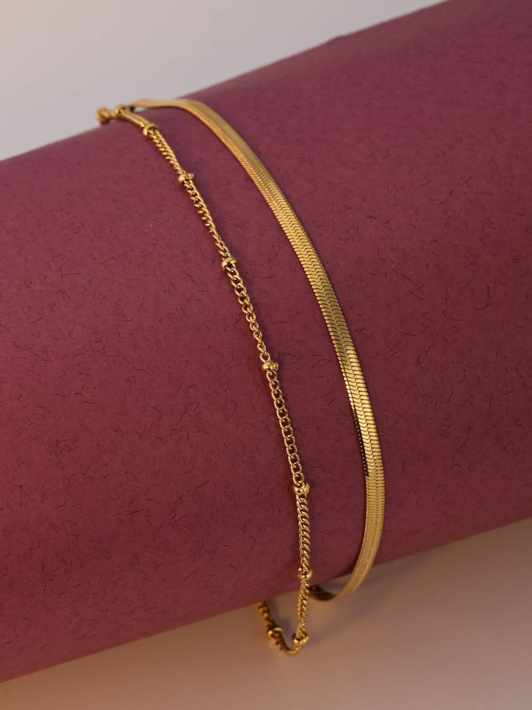 Snake Weave Chain Anklet | Snake Weave Chain Anklet · Eternz