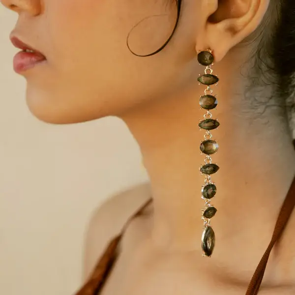 Stringy Green Earrings | Stringy Green Earrings · Eternz