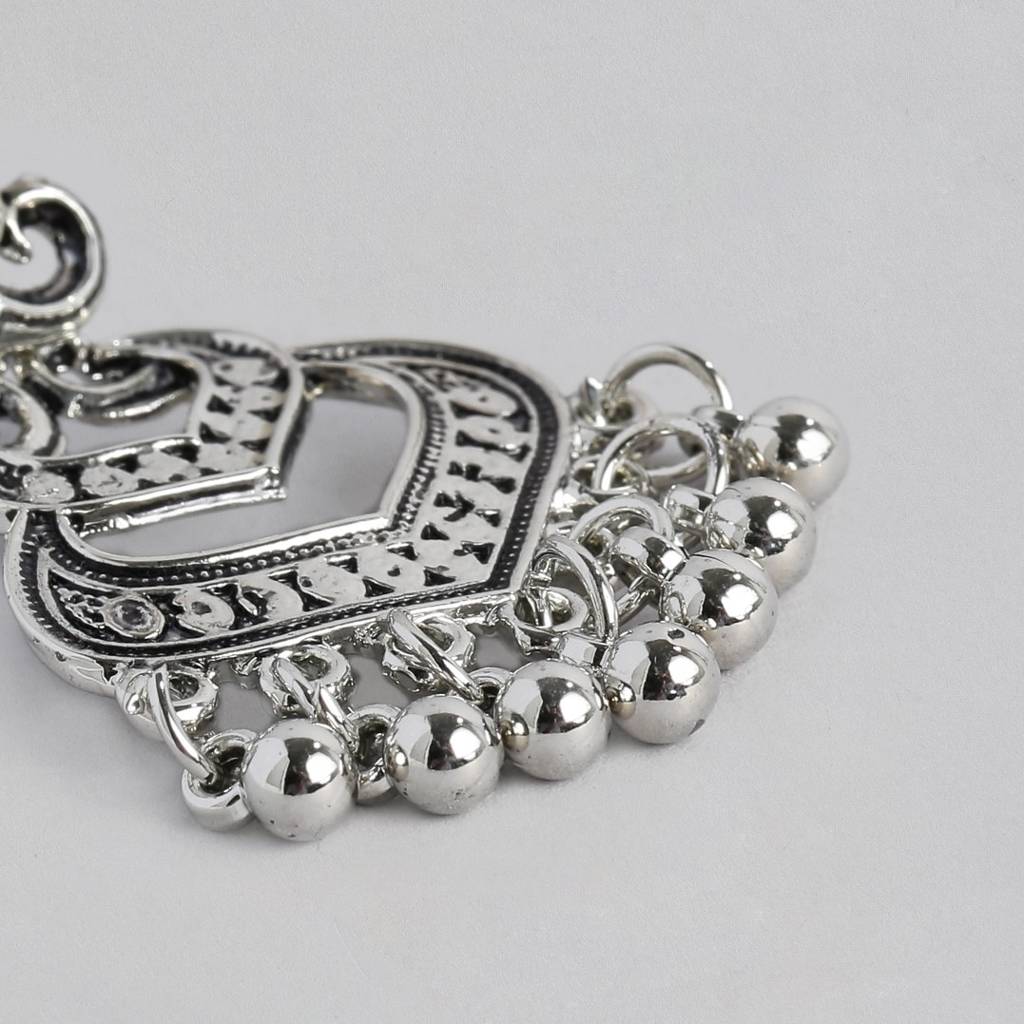 Laida Oxidized Silver-Plated Set Of 2 Earrings | Laida Oxidized Silver ...