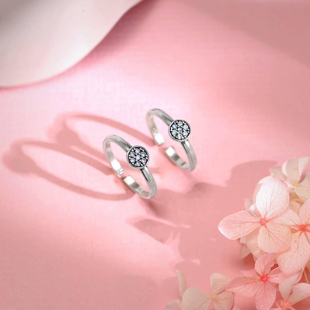 925 Oxidised Silver Ekam Toe Rings | 925 Oxidised Silver Ekam Toe Rings · Eternz