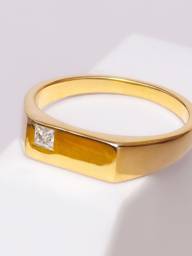 Reverie Signet Ring-22K-Gold Vermeil | Reverie Signet Ring-22K-Gold ...