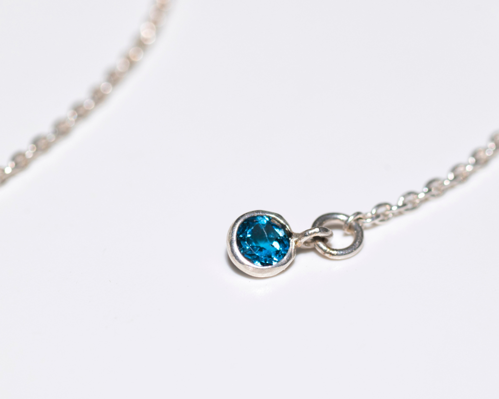Belvina Blue Topaz Necklace | Belvina Blue Topaz Necklace · Eternz