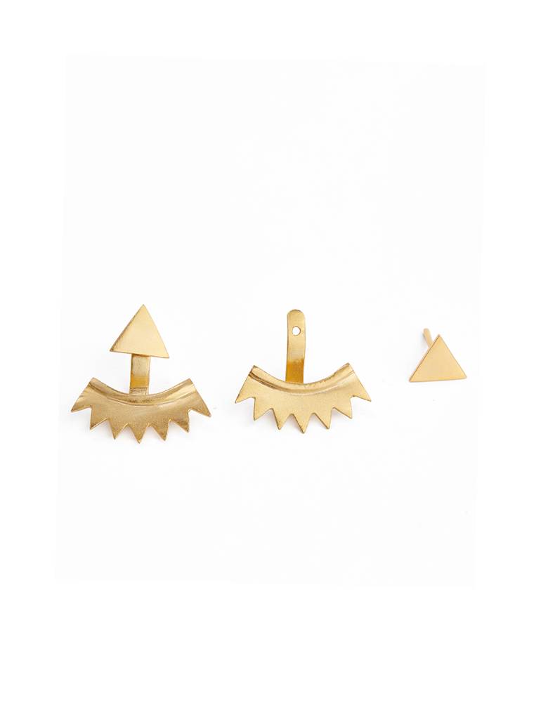 Triangular Jacket Earrings | Triangular Jacket Earrings · Eternz