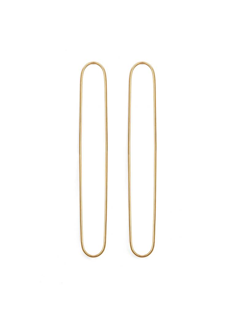 Elongated Oval Hoops | Elongated Oval Hoops · Eternz