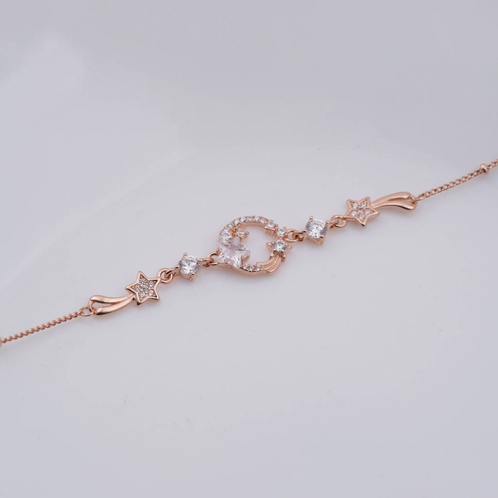 Rose Gold Star Circle Bracelet | Rose Gold Star Circle Bracelet · Eternz
