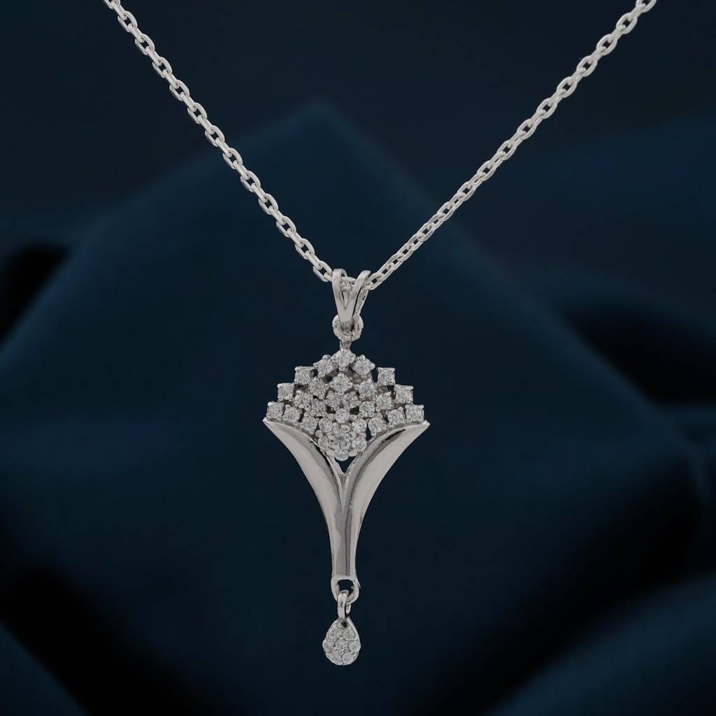 Silver Floral Bouquet Pendant | Silver Floral Bouquet Pendant · Eternz