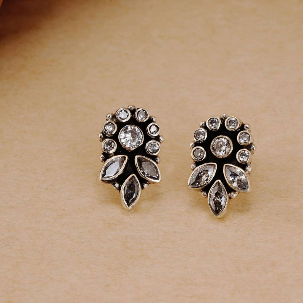 Zircon Silver Earrings For Women | Zircon Silver Earrings For Women ...