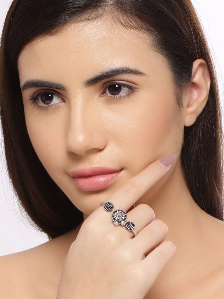 Taal Mridang Two-Finger Statement Ring | Taal Mridang Two-Finger ...