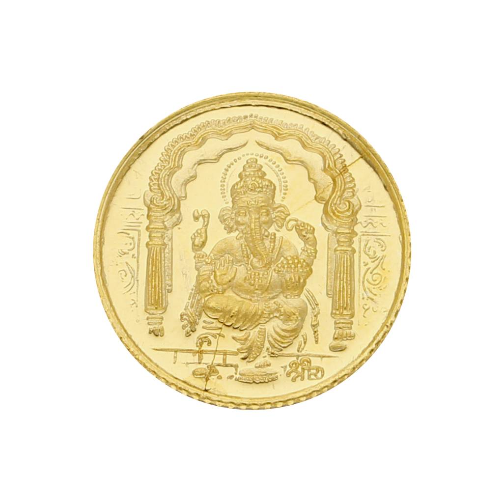24Kt (999) 2Gm Ganesh Gold Coin | 24Kt (999) 2Gm Ganesh Gold Coin · Eternz