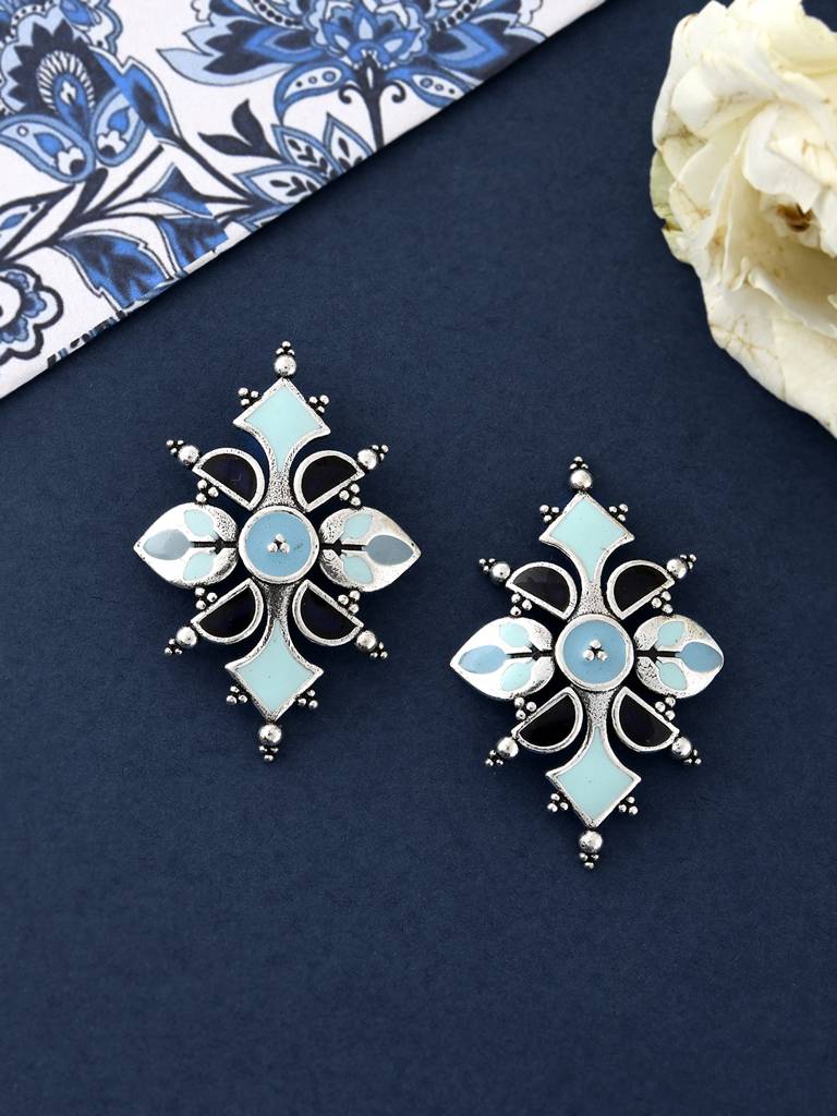 Bagh E Fiza Dreamy Enamel Earrings | Bagh E Fiza Dreamy Enamel Earrings ...