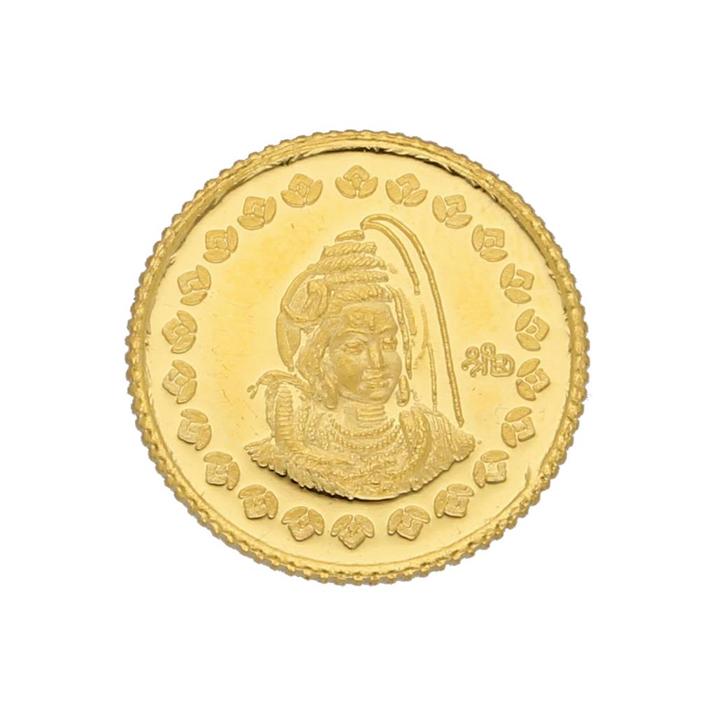 24Kt (999) 2Gm Shivji Gold Coin | 24Kt (999) 2Gm Shivji Gold Coin · Eternz