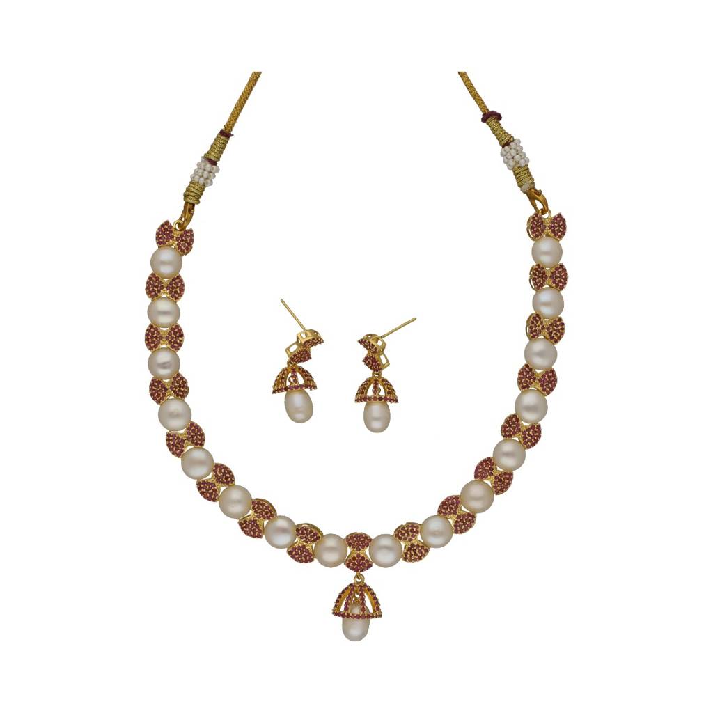 Divine Pearl Necklace Set | Divine Pearl Necklace Set · Eternz