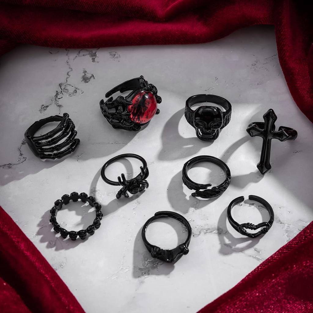 Set Of 9 Evil Rings | Set Of 9 Evil Rings · Eternz
