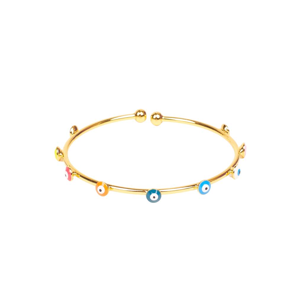 Traditional Multi Colour Evil Eye Bangle | Traditional Multi Colour ...