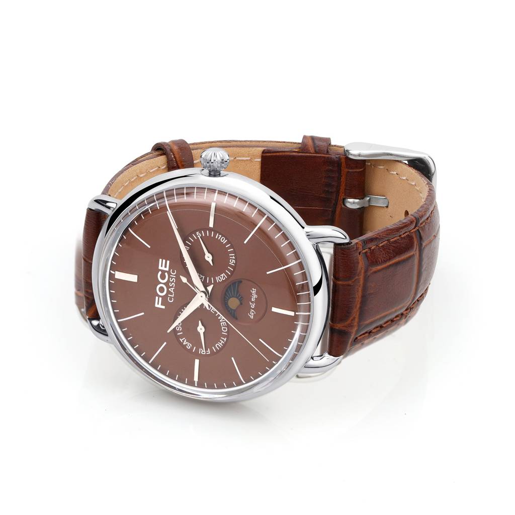 Premium Moonphase Steel Case Men'S Watch, Day, Date & Moonphase ...