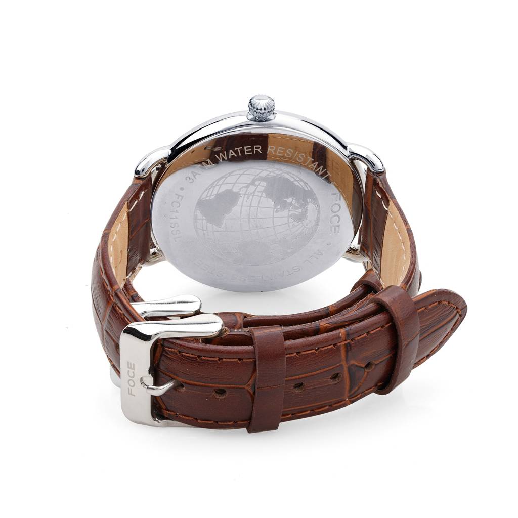 Premium Moonphase Steel Case Men'S Watch, Day, Date & Moonphase ...