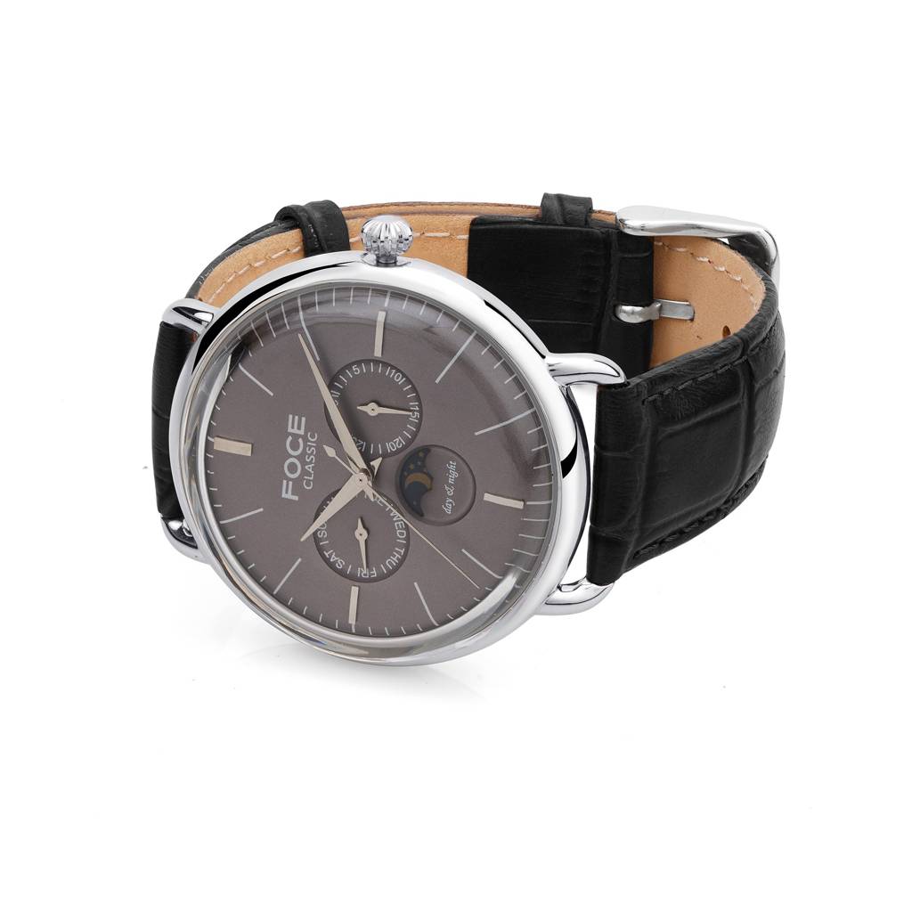 Premium Moonphase Steel Case Men'S Watch, Day, Date & Moonphase ...