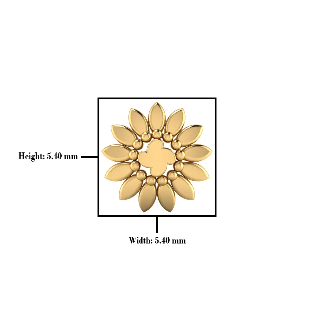 The Kofi Gold Nose Pin | The Kofi Gold Nose Pin · Eternz