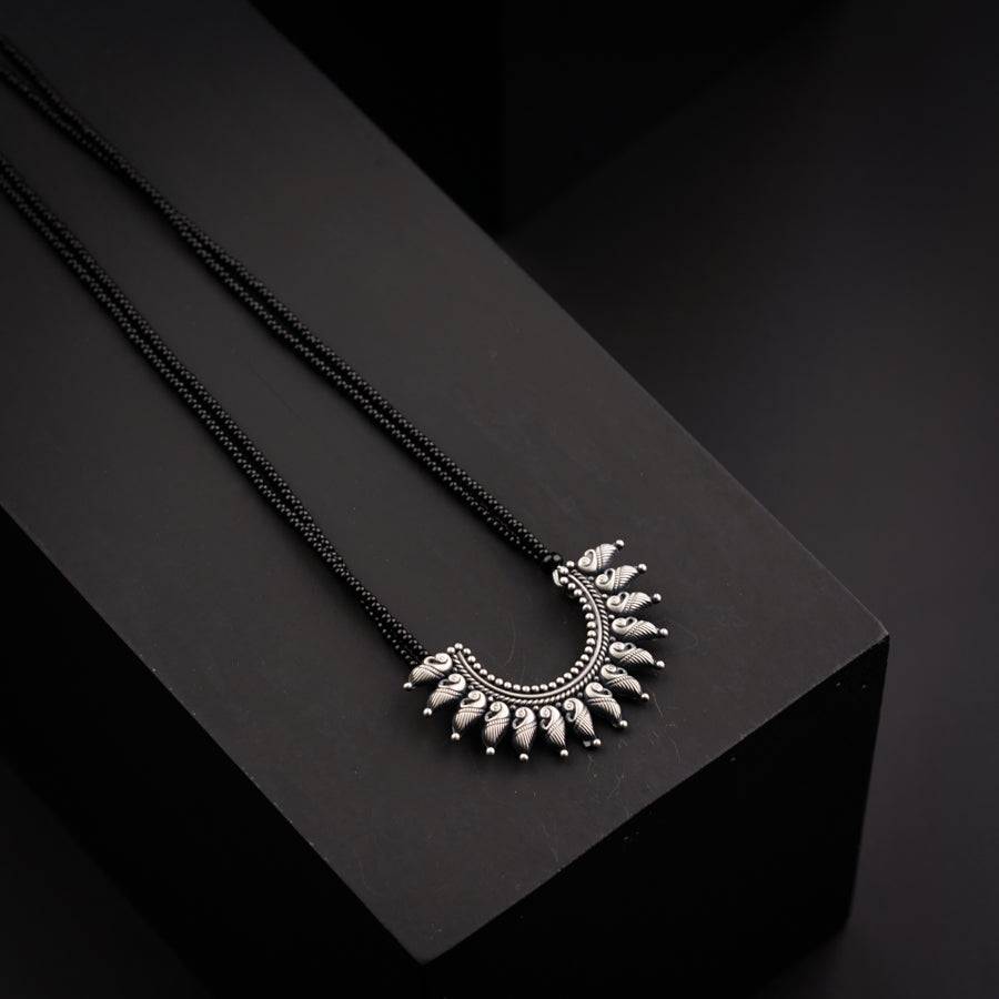 Signature Aadyaa Mayur Mangalsutra - Handmade | 92.5 Silver Mangalsutra ...