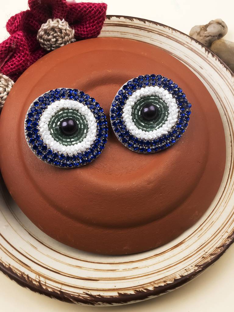 Handmade Evil Eye Studs | Handmade Evil Eye Studs · Eternz